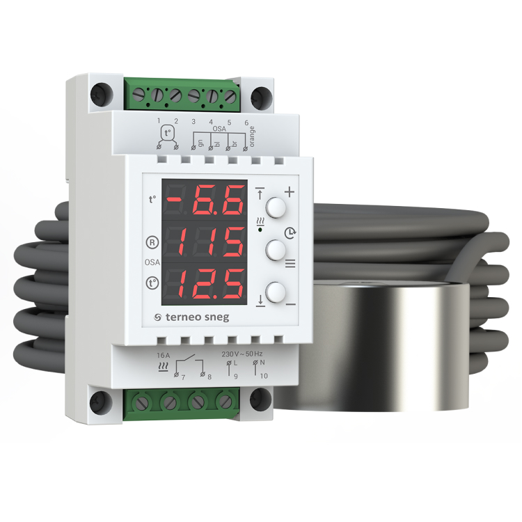 Thermostats terneo sneg + OSA for snow melting | ds-electronics.com.ua