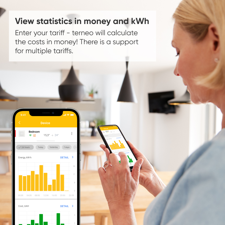 Smart thermostat terneo sx, | ds-electronics.com.ua