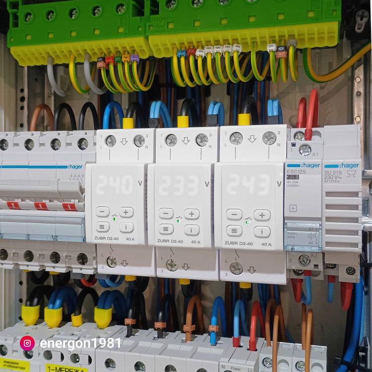 ZUBR D2-40 voltage relay with thermal protection| ds-electronics.com.ua