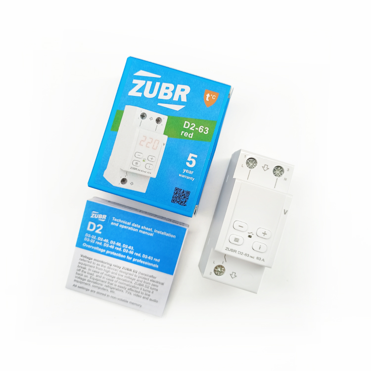 ZUBR D2-40 voltage relay with thermal protection| ds-electronics.com.ua