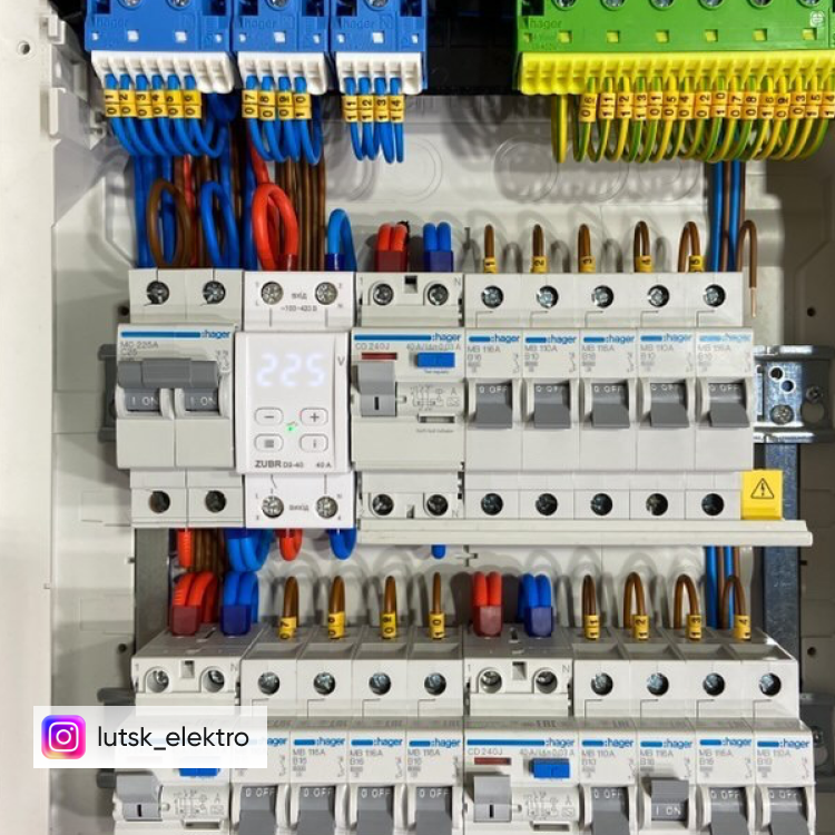 ZUBR D2-40 voltage relay with thermal protection| ds-electronics.com.ua
